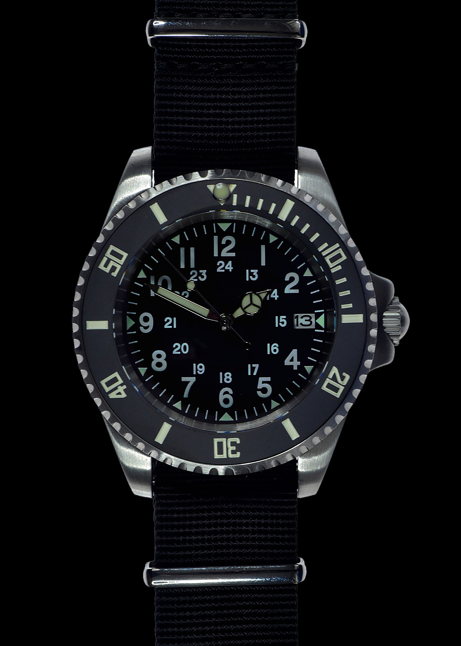 MWC 24 Jewel U.S Pattern 300m Automatic Military Divers Watch with Sap